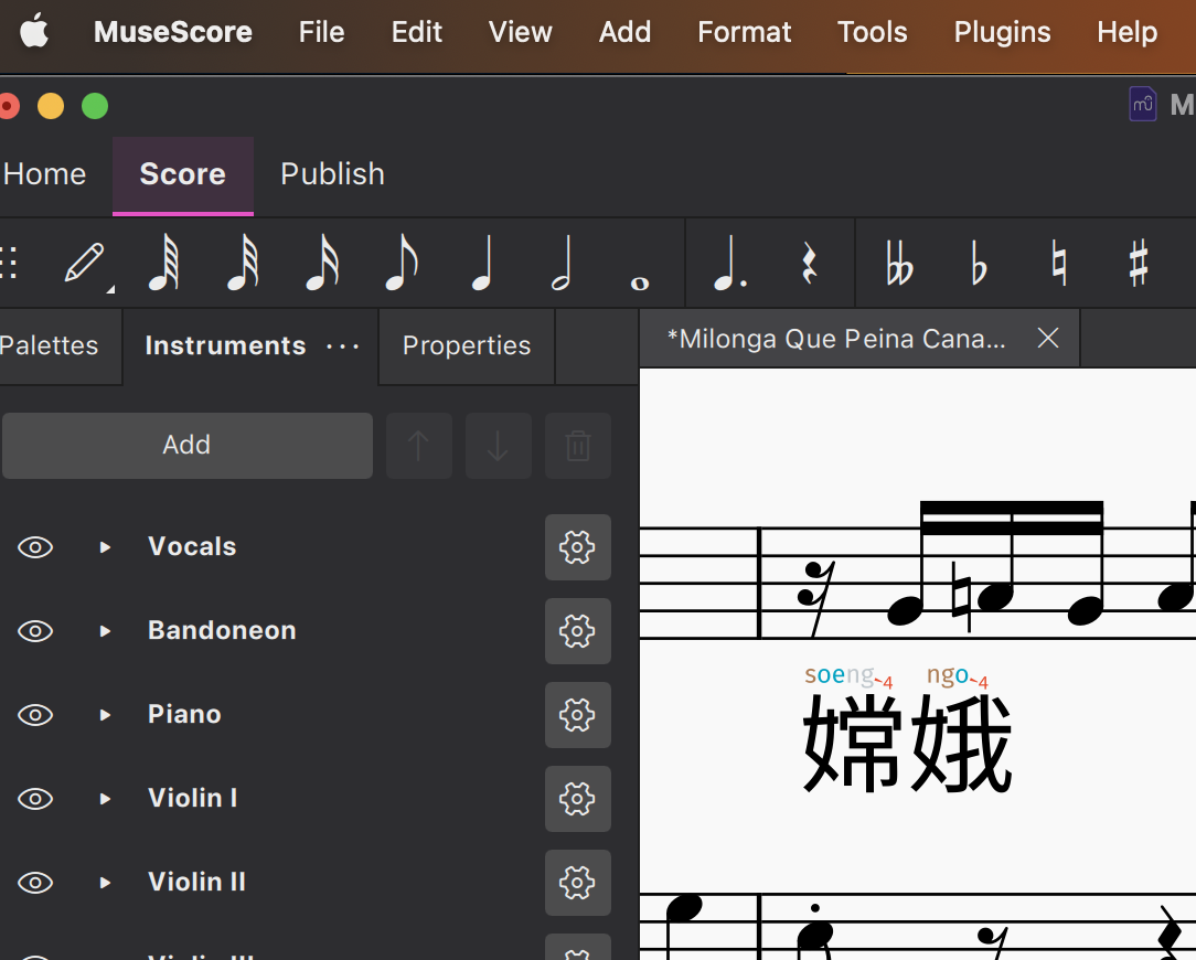 cantonese font – mac MuseScore 4 – canto.hk 香港粵語